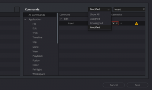 How to Create Custom Keyboard Mappings in DaVinci Resolve